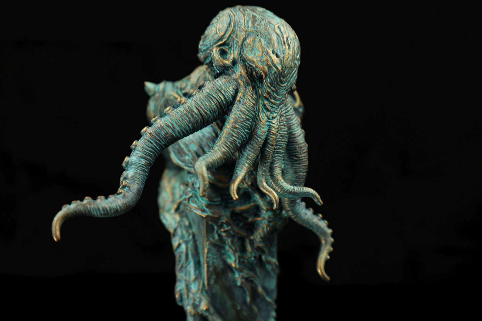 Cthulhu Bust Bronze Ver1 . H.p.lovecraft Handmade Collectible - Etsy