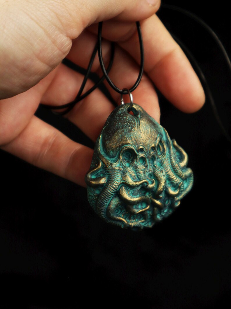 Lovecraft Cthulhu Amulet.handmade Necklace - Etsy