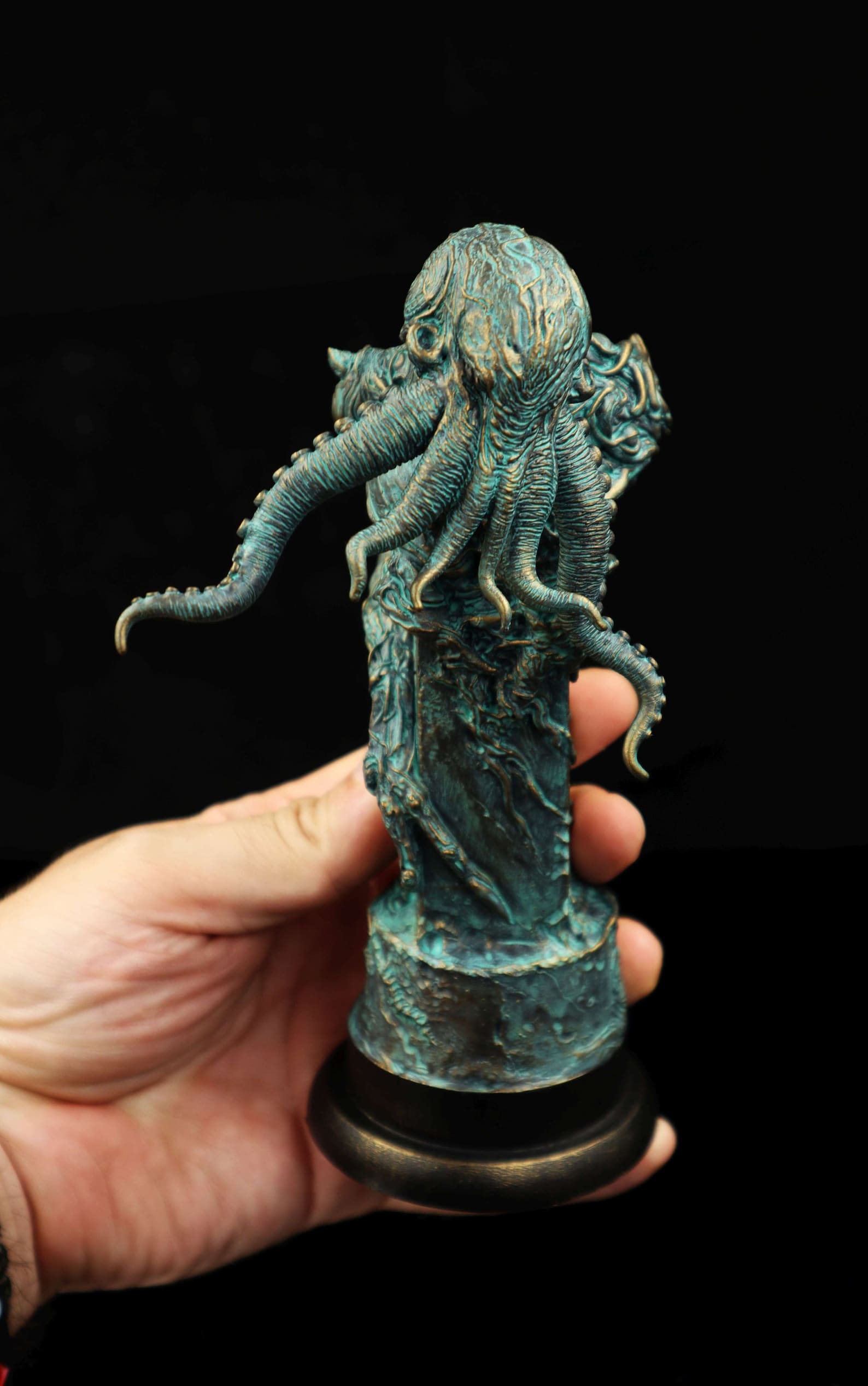 Cthulhu Bust Bronze Ver1 . H.p.lovecraft Handmade Collectible - Etsy