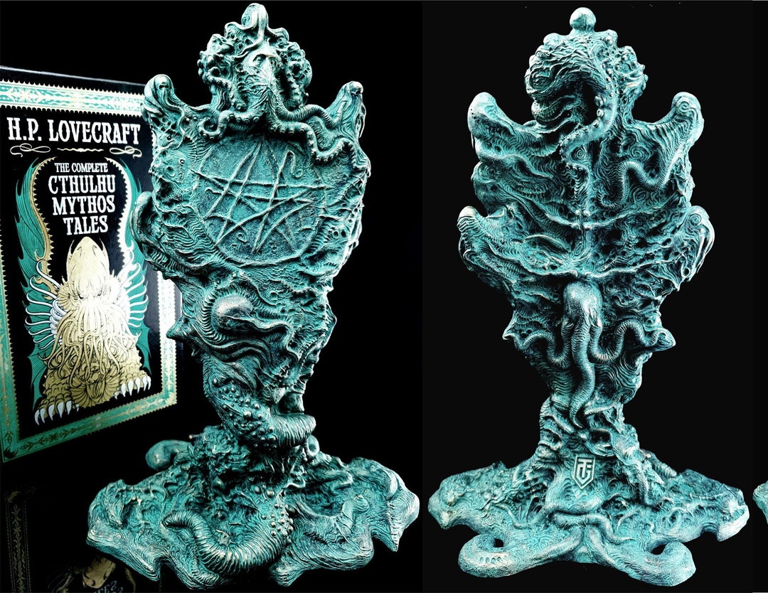 H.p.lovecraft Necronomicon Altar. Lovecraftian Handmade Collectible ...