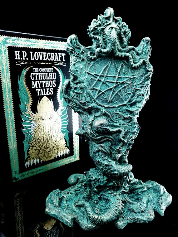 H.p.lovecraft Necronomicon Altar. Lovecraftian Handmade - Etsy