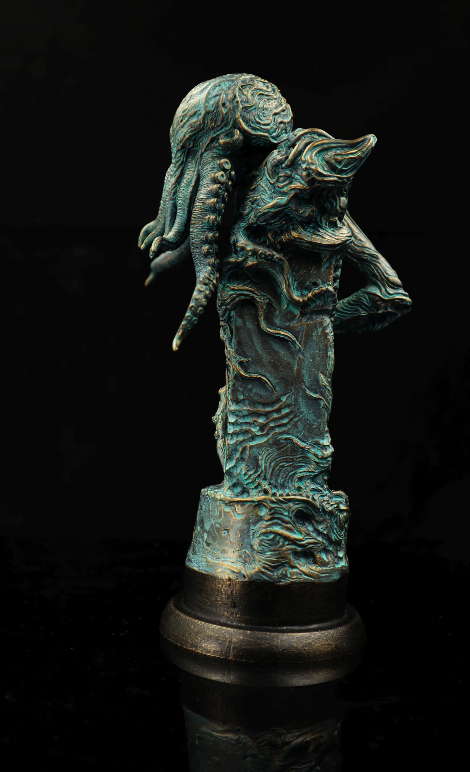 Cthulhu Bust Bronze Ver1 . H.p.lovecraft Handmade Collectible - Etsy