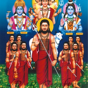 Buy Navnath Ji / Navnath Sampradaya / Lord Dattatreya- Picture Frame ...