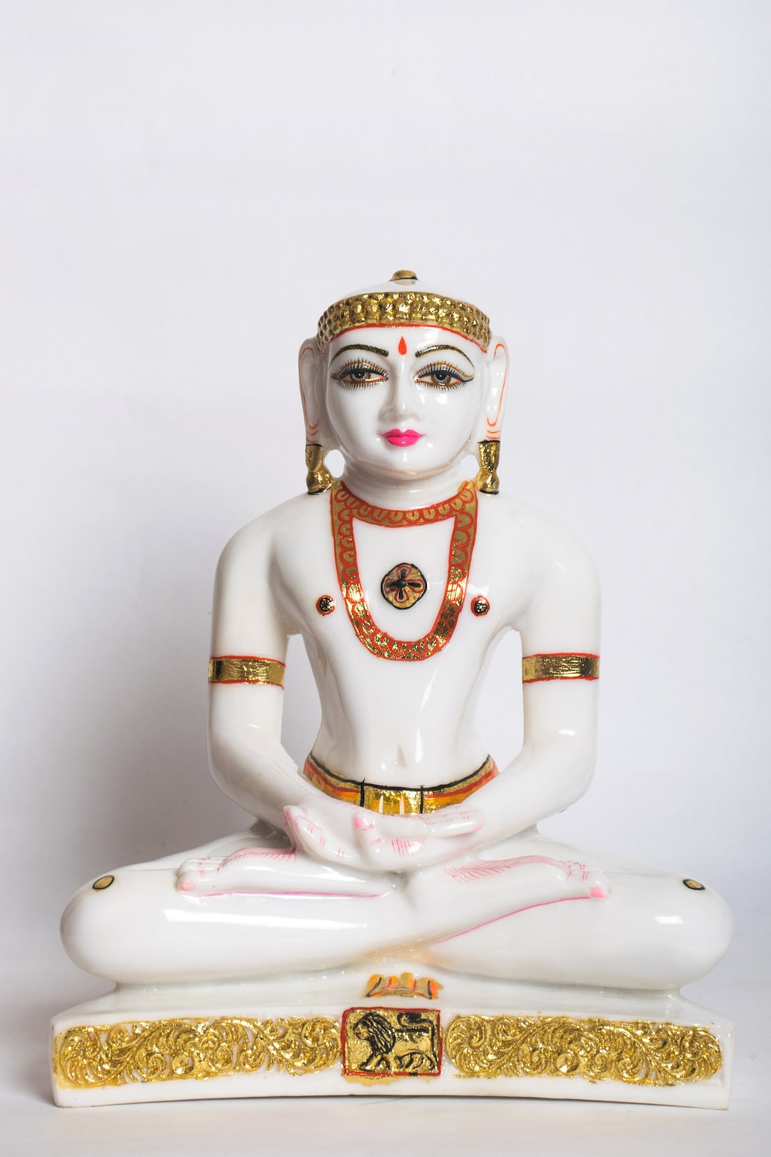 Mahavir / Mahavira Swami Ji Jain Spiritual Idol Intricate Work Puja ...