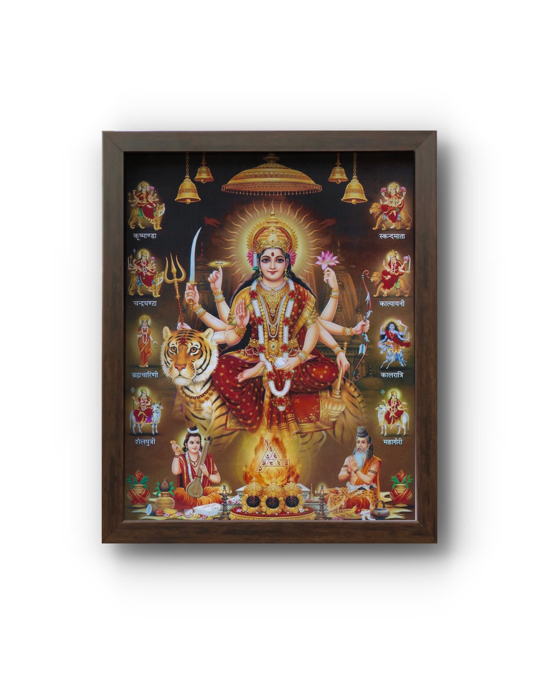 Sherawali Maa / Maa Ambe / Vaishnu Devi / Maa Durga - Picture Frame ...