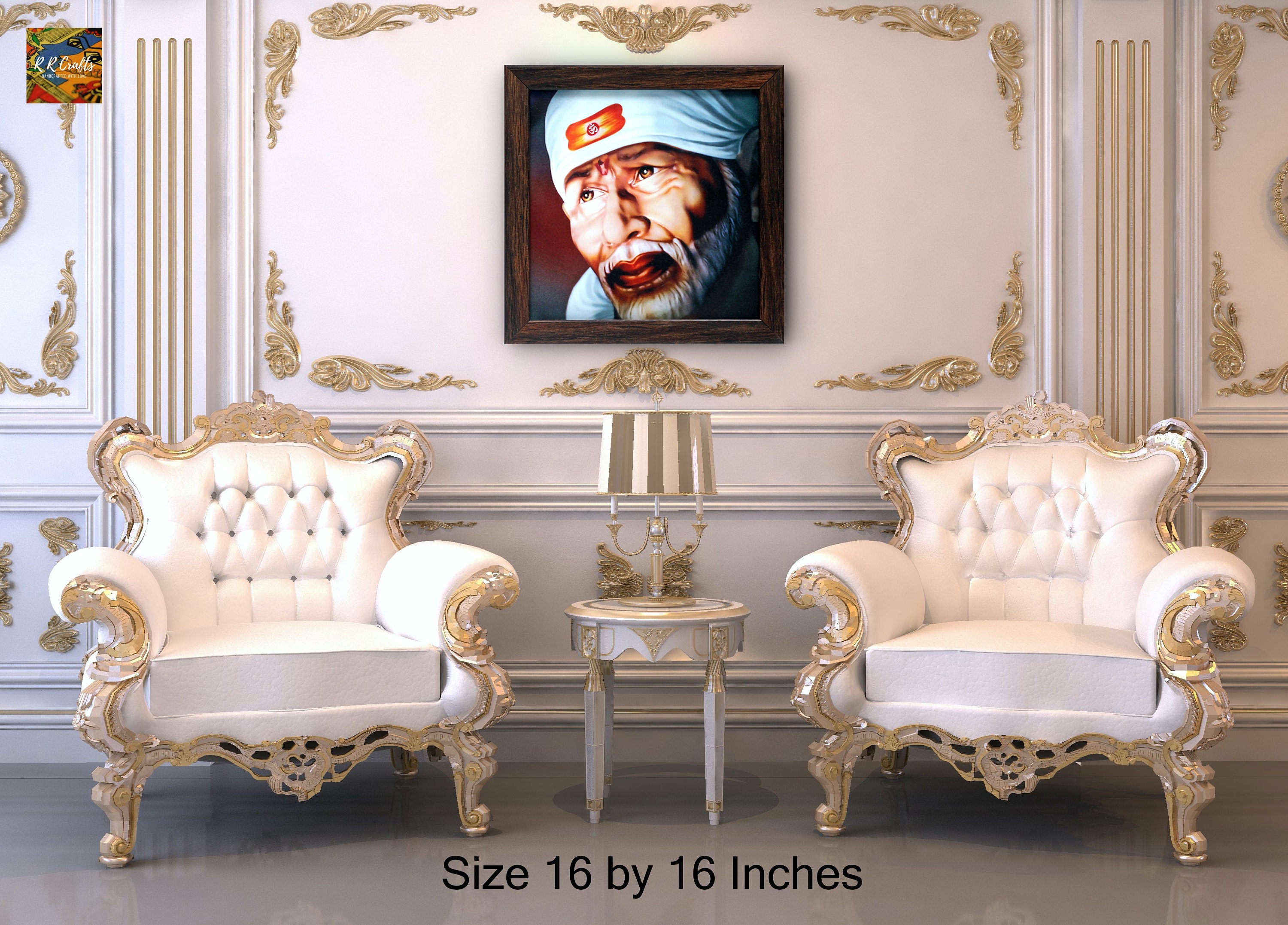 Sai Baba Photo Frame Beautifully Handcrafted Picture - Etsy