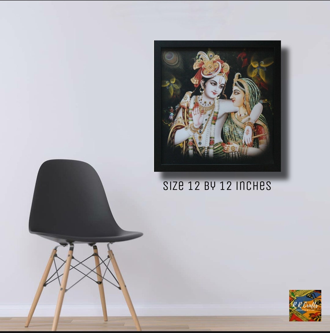 Radha Krishna Picture & Photo Frame - Etsy
