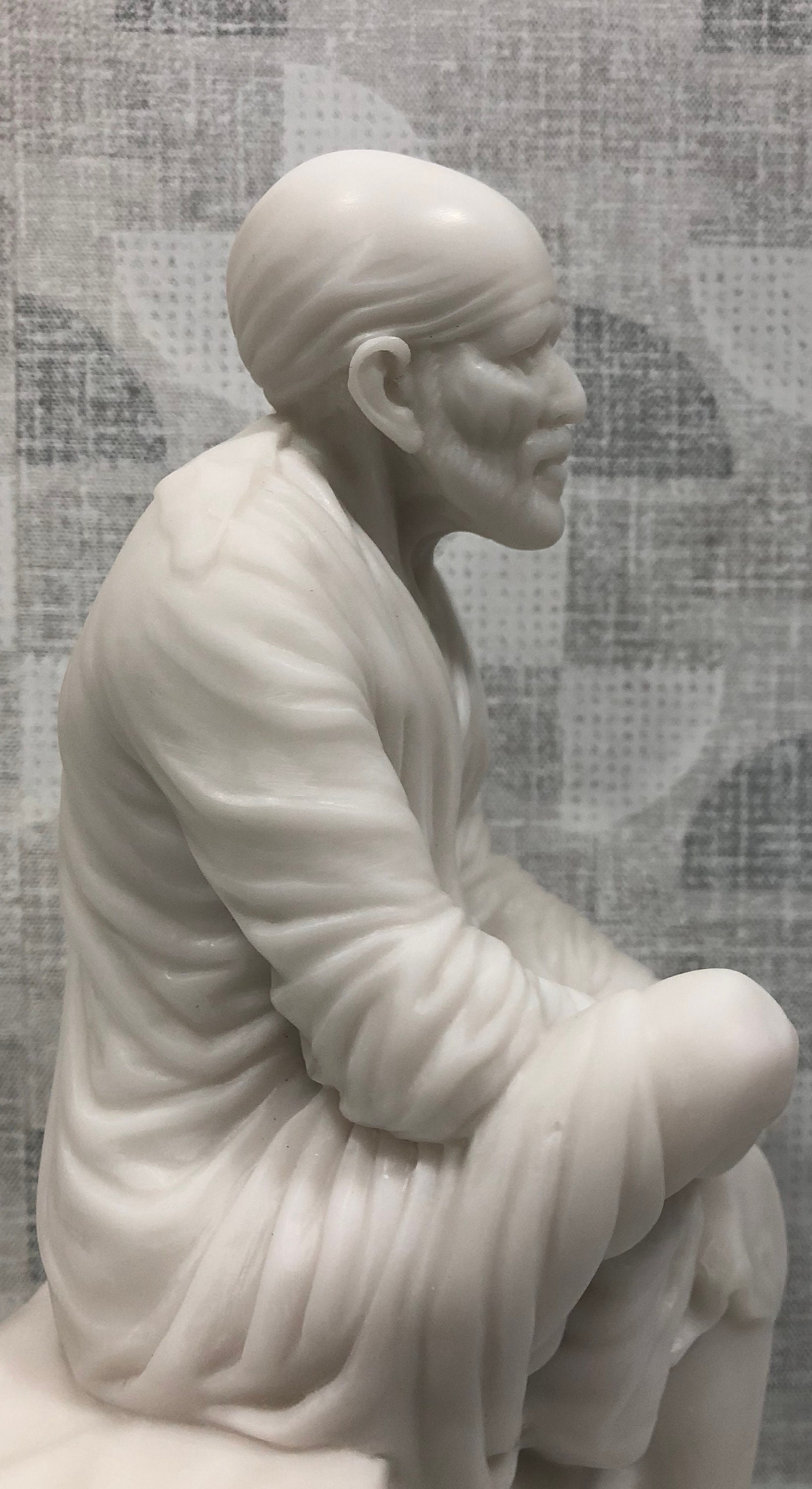 Statue of Sai Baba Shirdi Replica Idol H - 9.5" , W - 5.5" , D- 5.5 ...