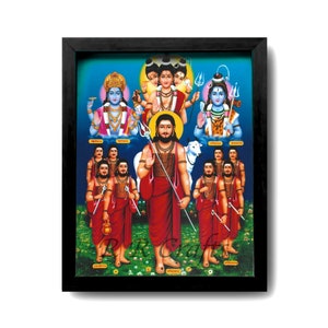 Buy Navnath Ji / Navnath Sampradaya / Lord Dattatreya- Picture Frame ...