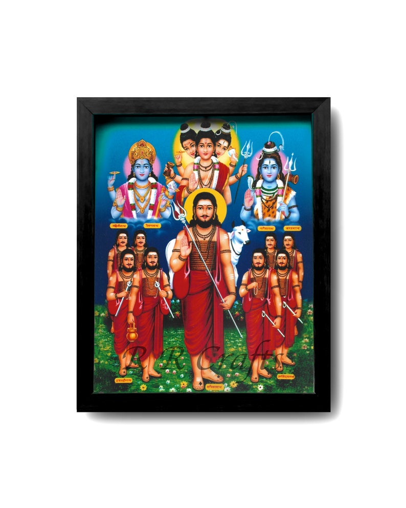 Buy Navnath Ji / Navnath Sampradaya / Lord Dattatreya- Picture Frame ...