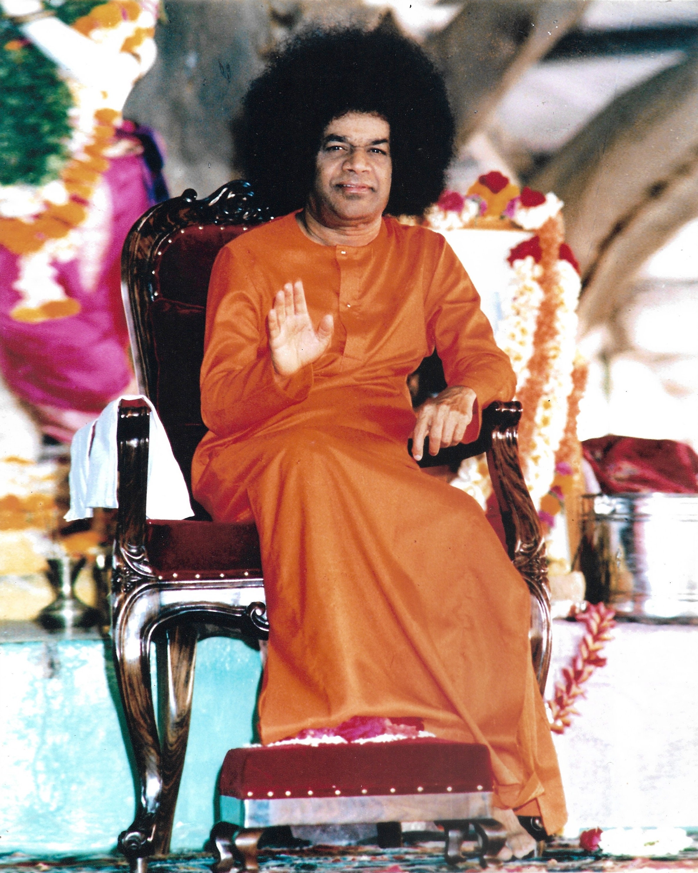 Sathya Sai Baba Blessing Picture Frame With Photo Print - Etsy Singapore
