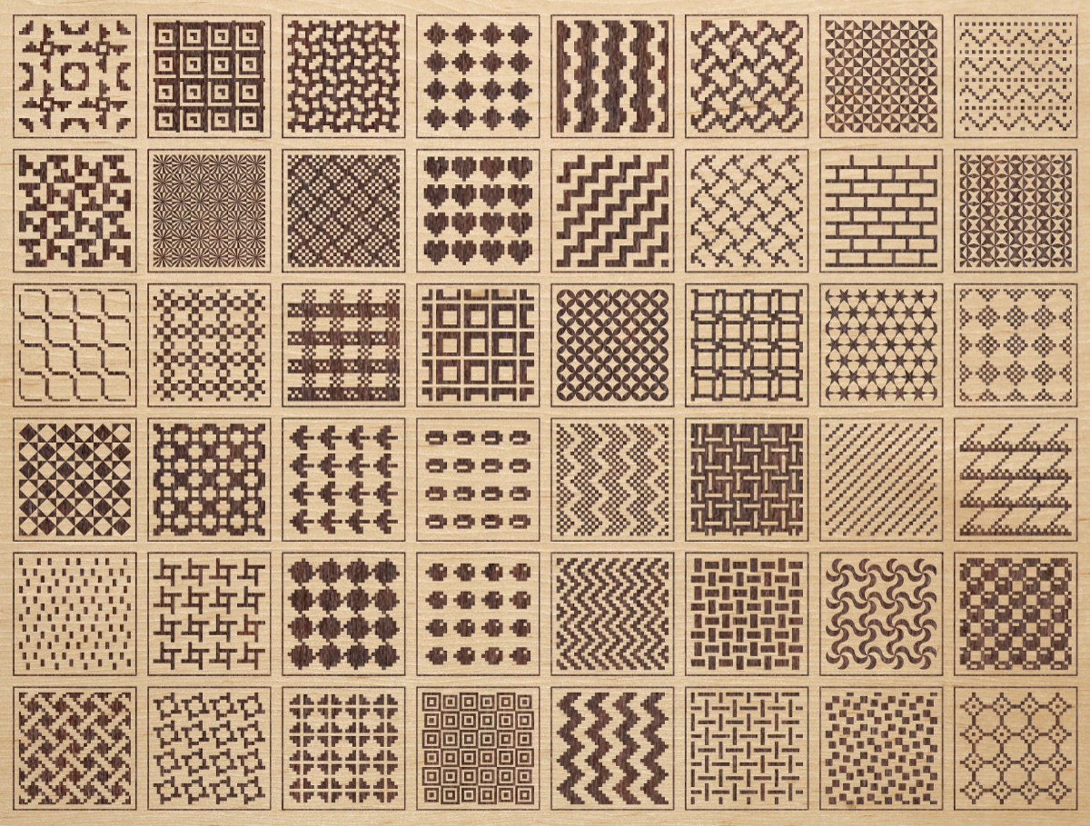 48 Patterns for Laser Engraving Svg. Box Lid Engraving Dxf - Etsy