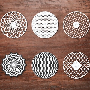 Clock Faces Svg Bundle. Set of 15 Wall Clock Laser Cut Files. Optical ...