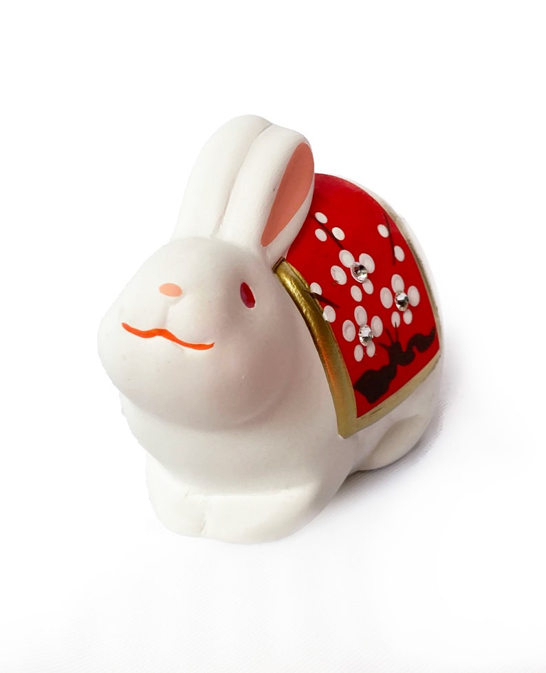 S06 Cute Rabbit Wearing a Japanese Kimono Overgarment. Year of - Etsy