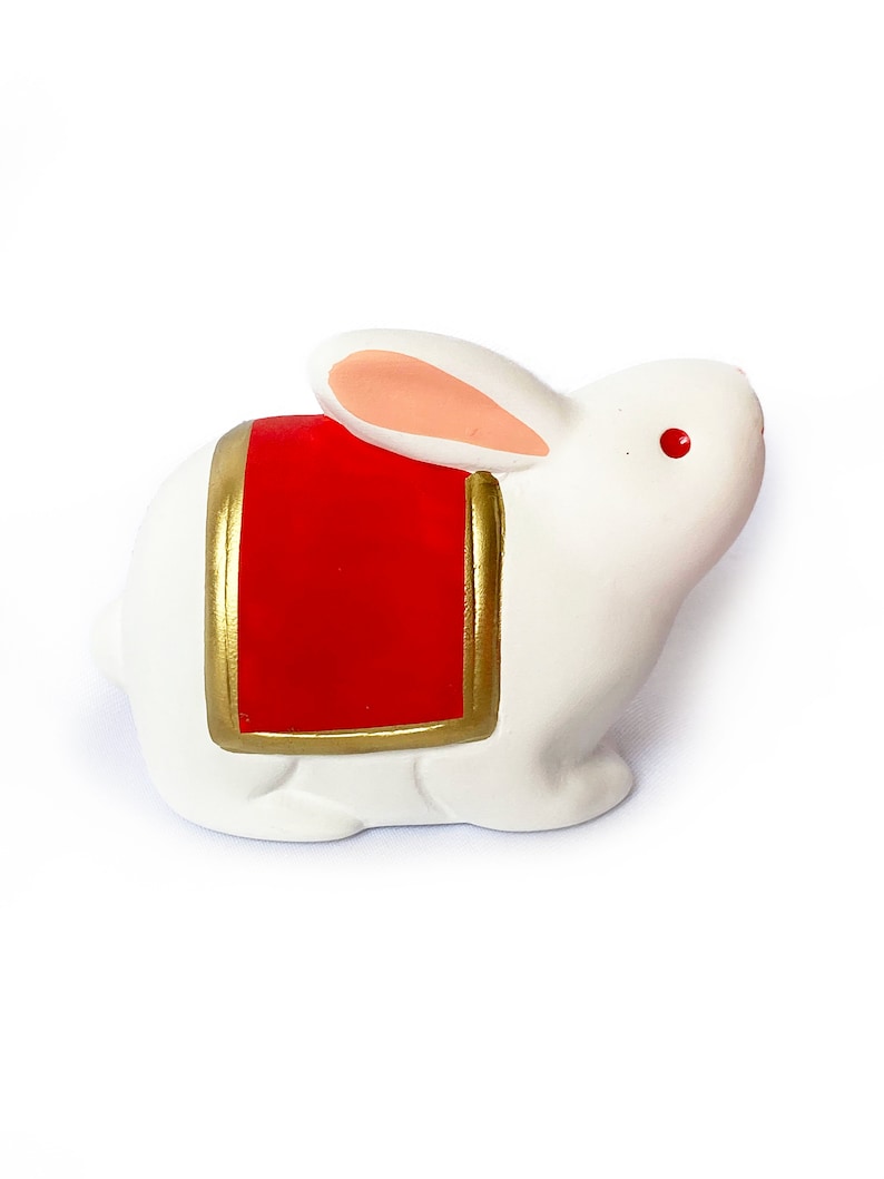 S06 Cute Rabbit Wearing a Japanese Kimono Overgarment. Year of - Etsy