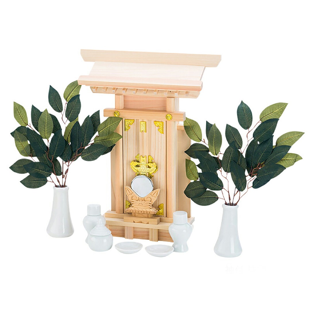 Japanese Household Shinto Full Altar Set, KAMIDANA, DAIJINGU Medium ...