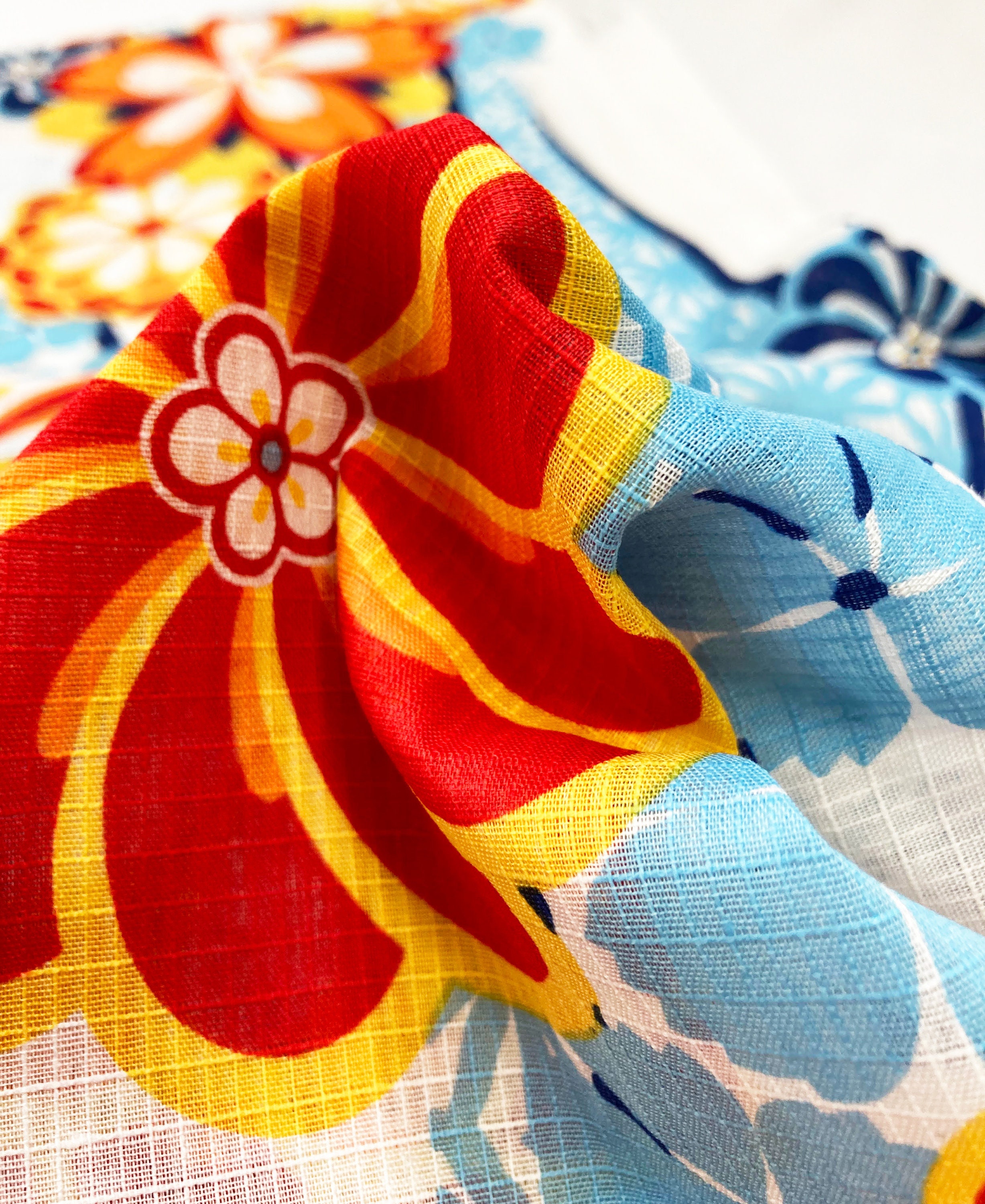 Japanese Summer Wear YUKATA. Cute Design. Blue and Yellow - Etsy