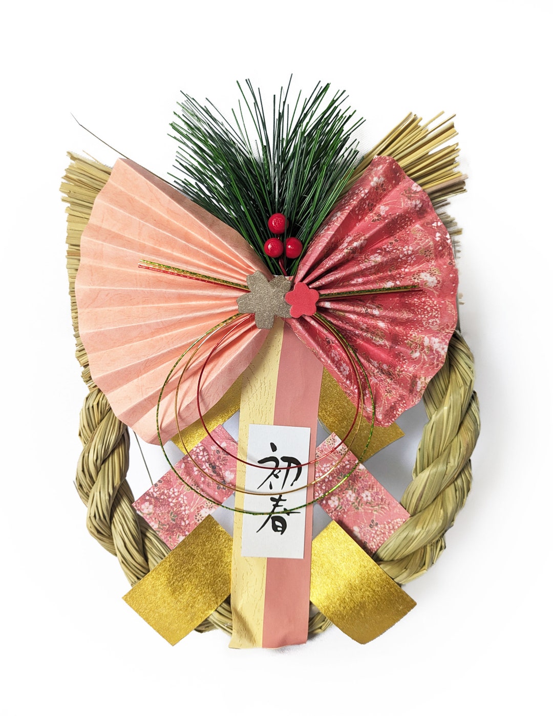 E409 Honoka Gorgeous SHIMENAWA. Japanese New Year's Decoration ...