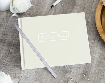 Ivory Guest Book - Etsy