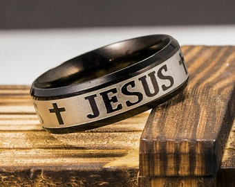 Jesus Wedding Band | Etsy