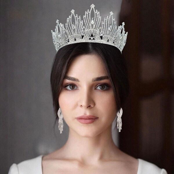 Tall Bridal Crown - Etsy