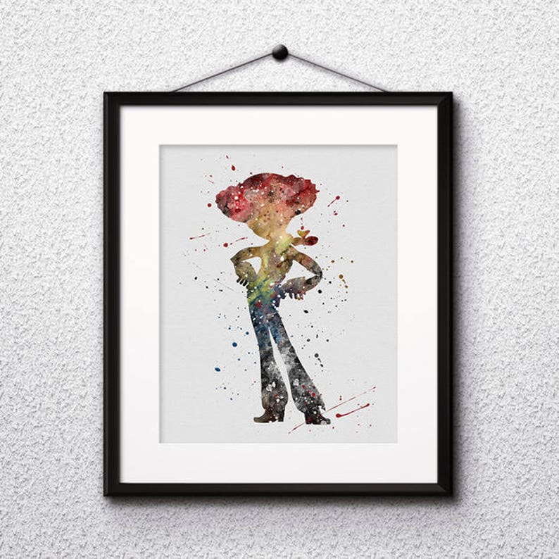 Jessie Toy Story Watercolor Print Toy Story Disney Art - Etsy