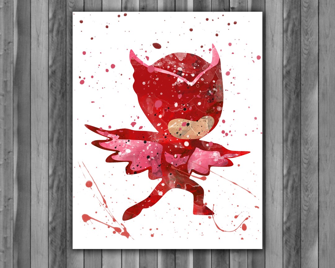 PJ Masks Print, PJ Masks Painting, PJ Masks Art, Pj Masks Canvas ...