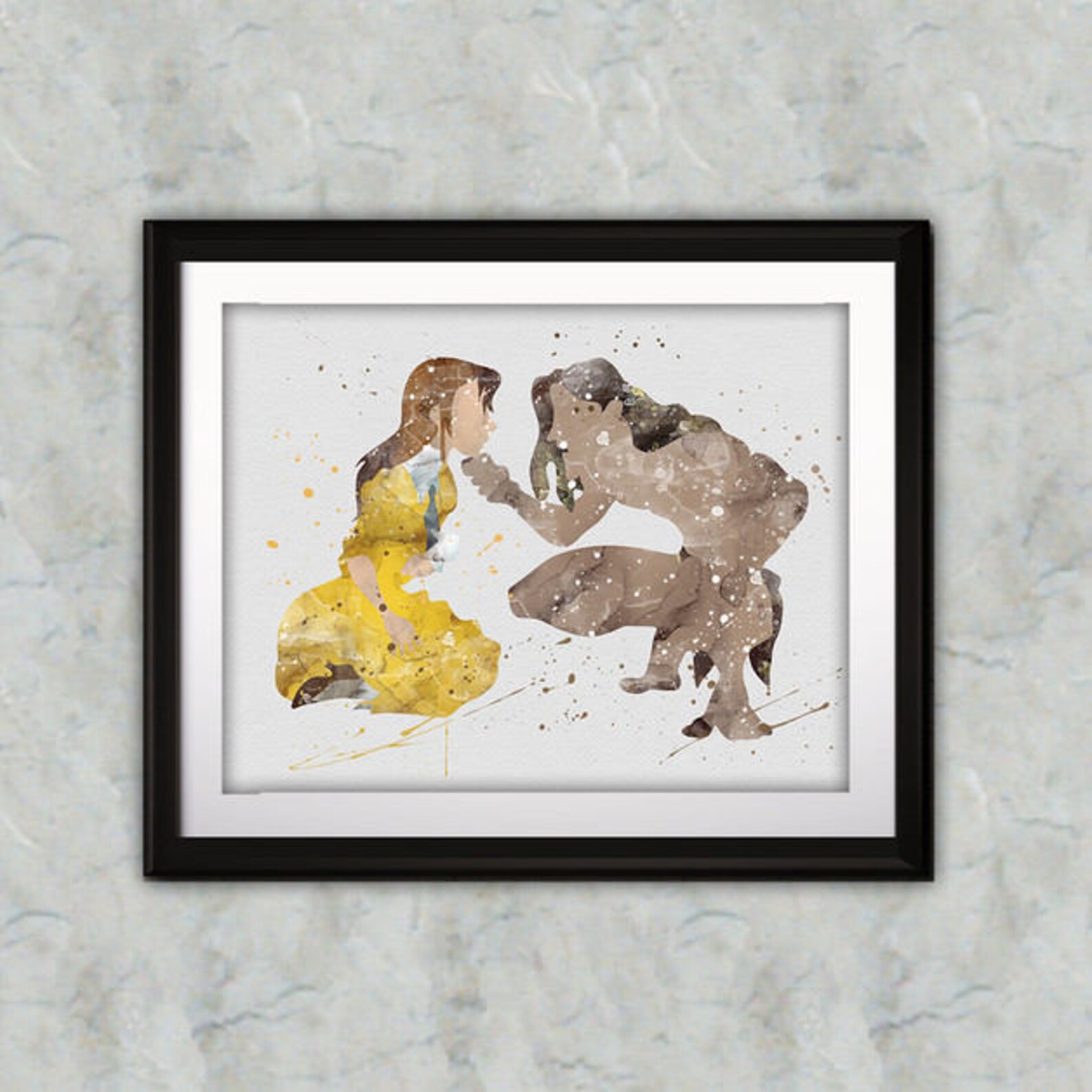 Tarzan Watercolor Print, Tarzan Art, Tarzan Painting, Nursery, Kids ...