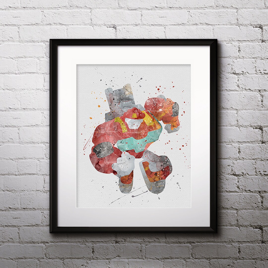 Heatwave Watercolor Print, Heatwave Art, Robot Art, Transformers ...