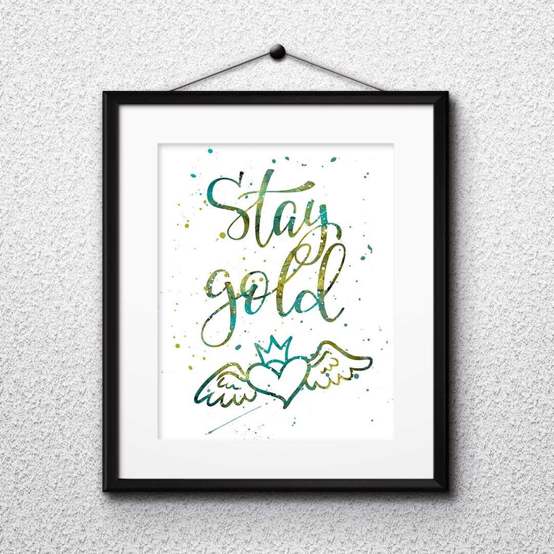 Inspirational Quote Watercolor Print, Love Print 21, Motivational Quote ...