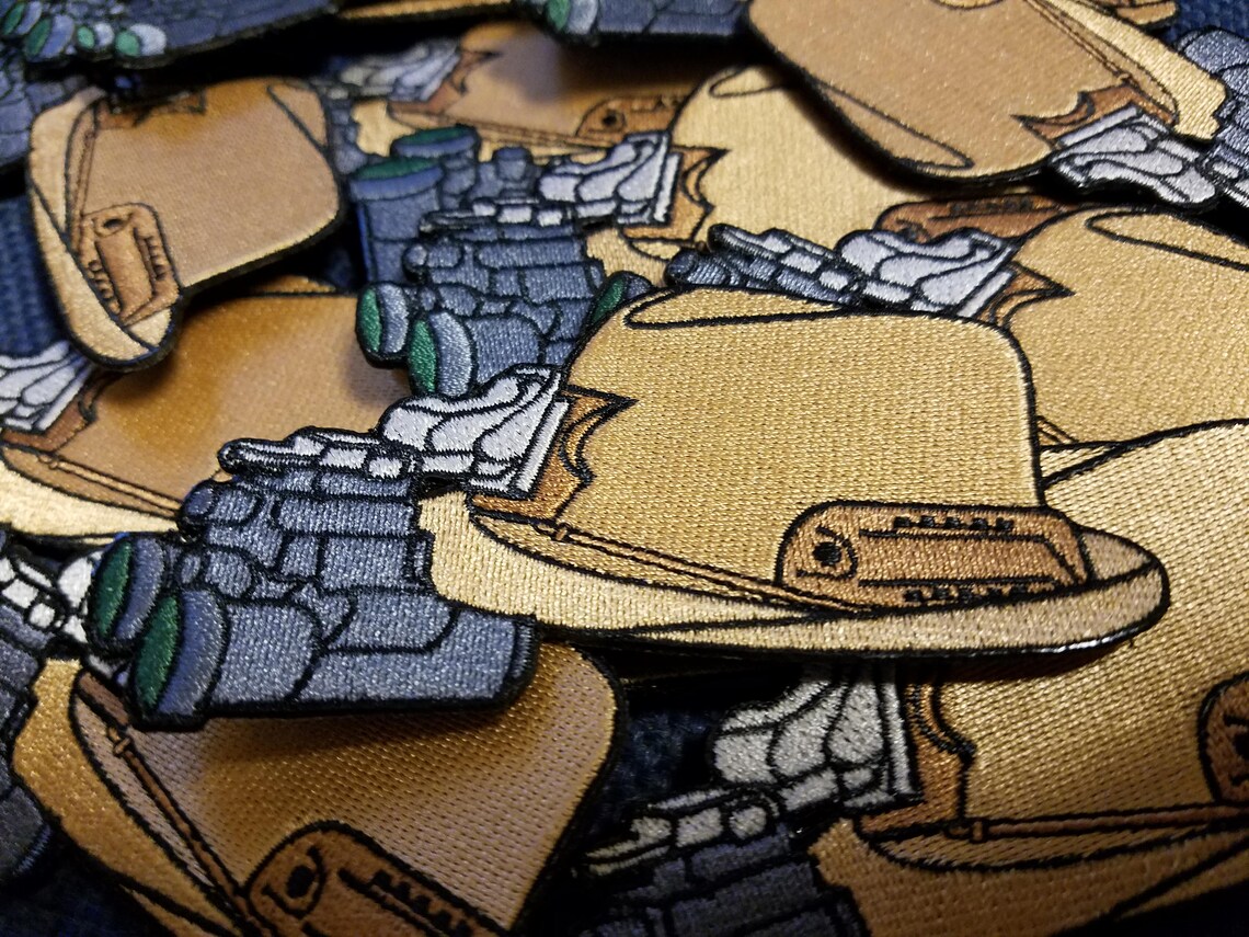 Tactical Fedora Embroidered Patch With Hook and Loop Fastening - Etsy