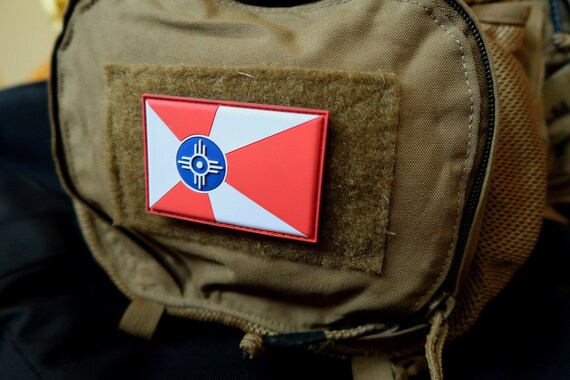 Flag of Wichita PVC Patch W/ Hook and Loop Backing - Etsy