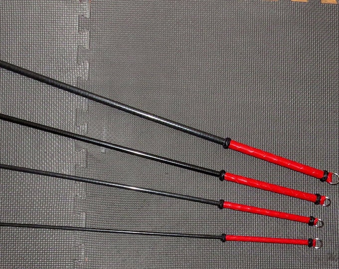 Set of 4 Red Handle Delrin Canes - Etsy