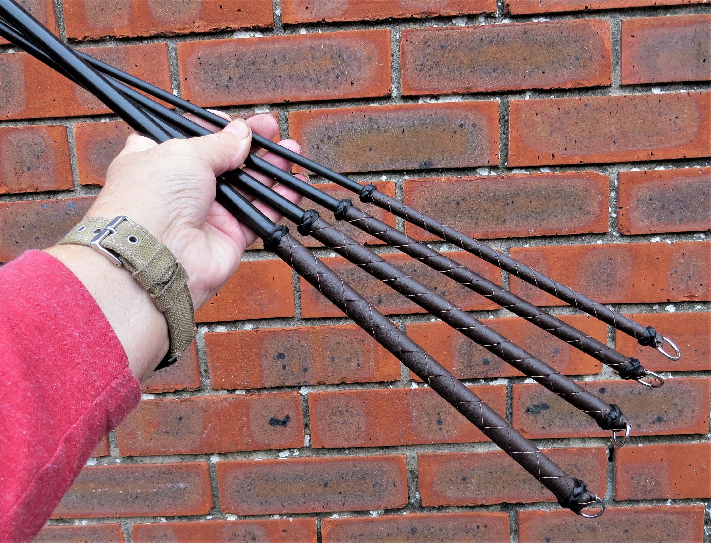 Set of 4 Brown Handle Delrin Canes - Etsy UK