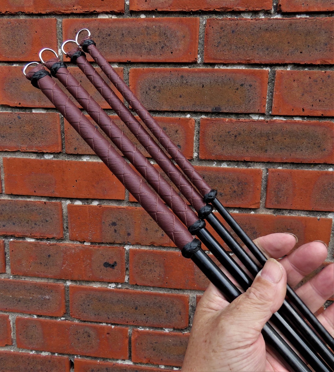 Set of 4 Brown Handle Delrin Canes - Etsy