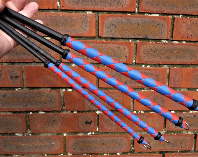 Set of 4 Red/blue Handle Delrin Canes | Etsy