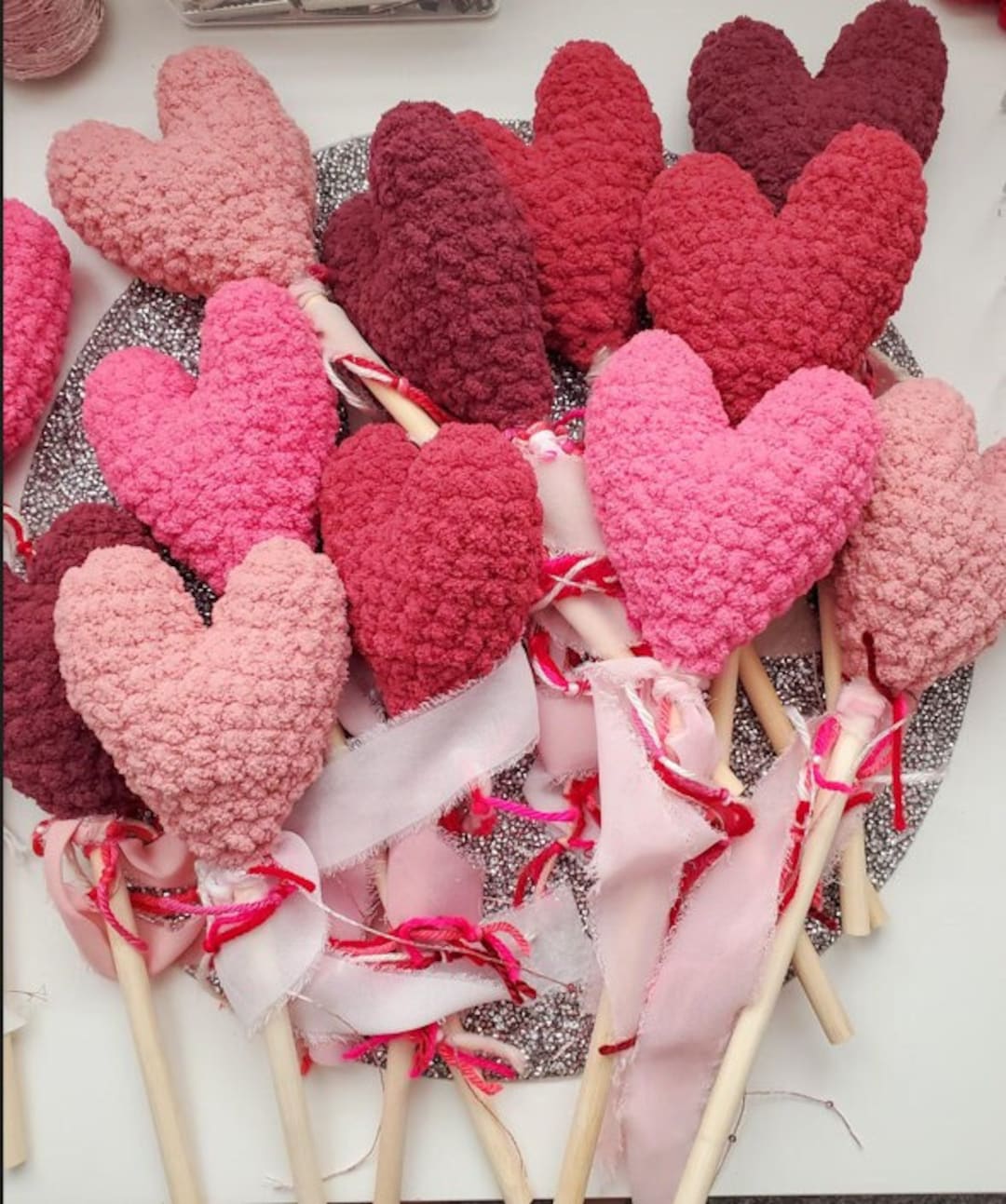 Crochet Heart Wand - Etsy