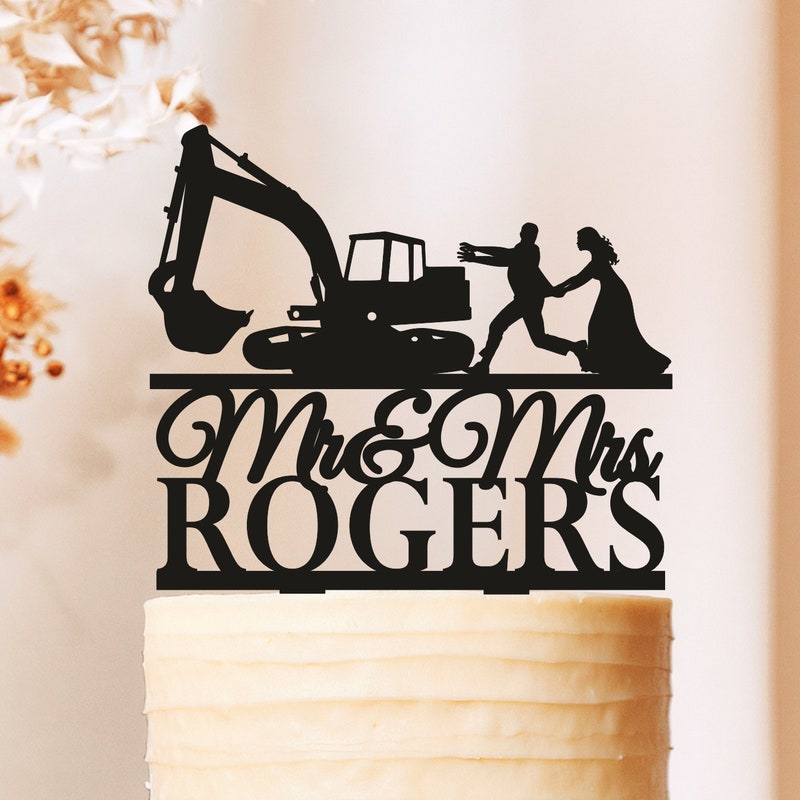 Excavator Cake Topper - Etsy