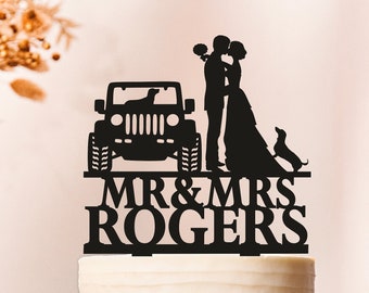 Jeep Wedding Cake Topper | Etsy