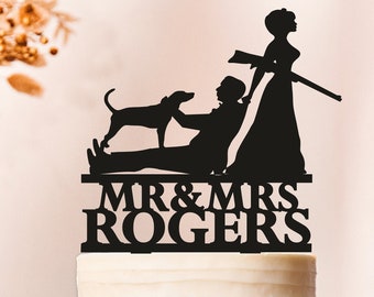Coon Hunt Cake Topper - Etsy