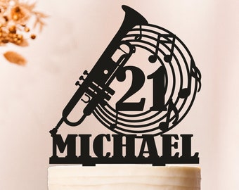 Trumpet Birthday Cake - Etsy