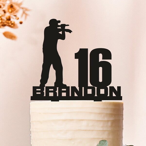 Singer Cake Topper - Etsy