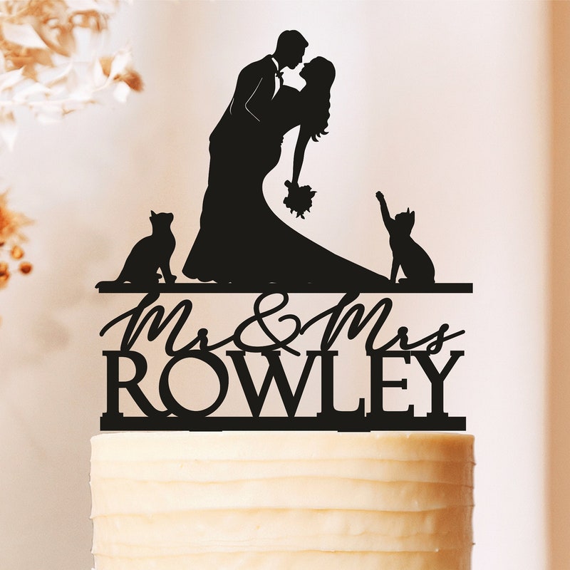 Cat Cake Toppers - Etsy