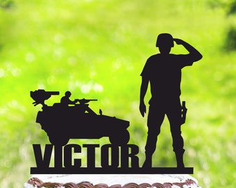 Army cake toppers | Etsy