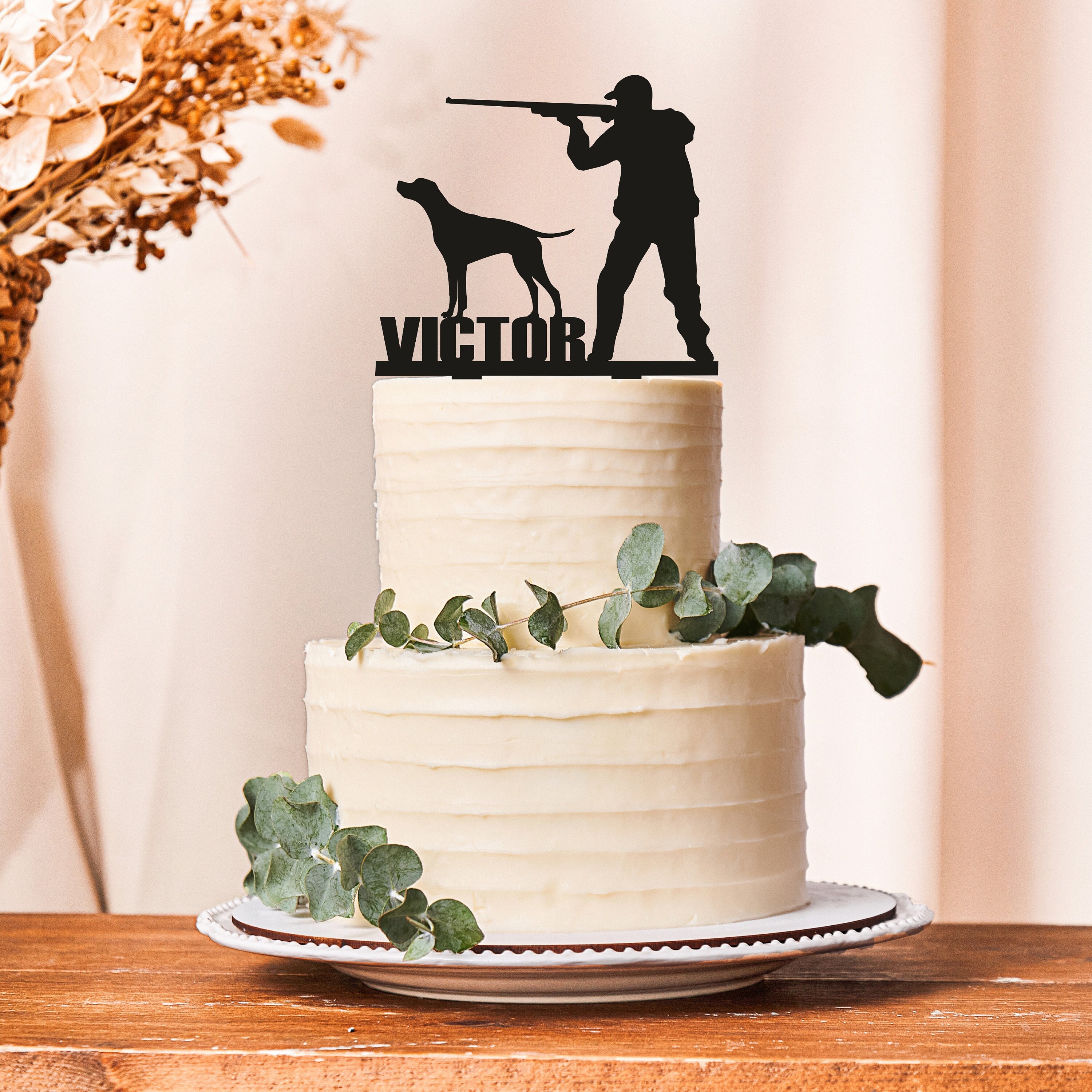 Hog Hunter Cake Topper - Etsy