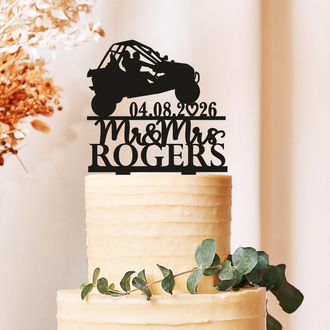 All Terrain Vehicle Silhouette Cake Topper,4 Wheeler Cake Topper,atv ...