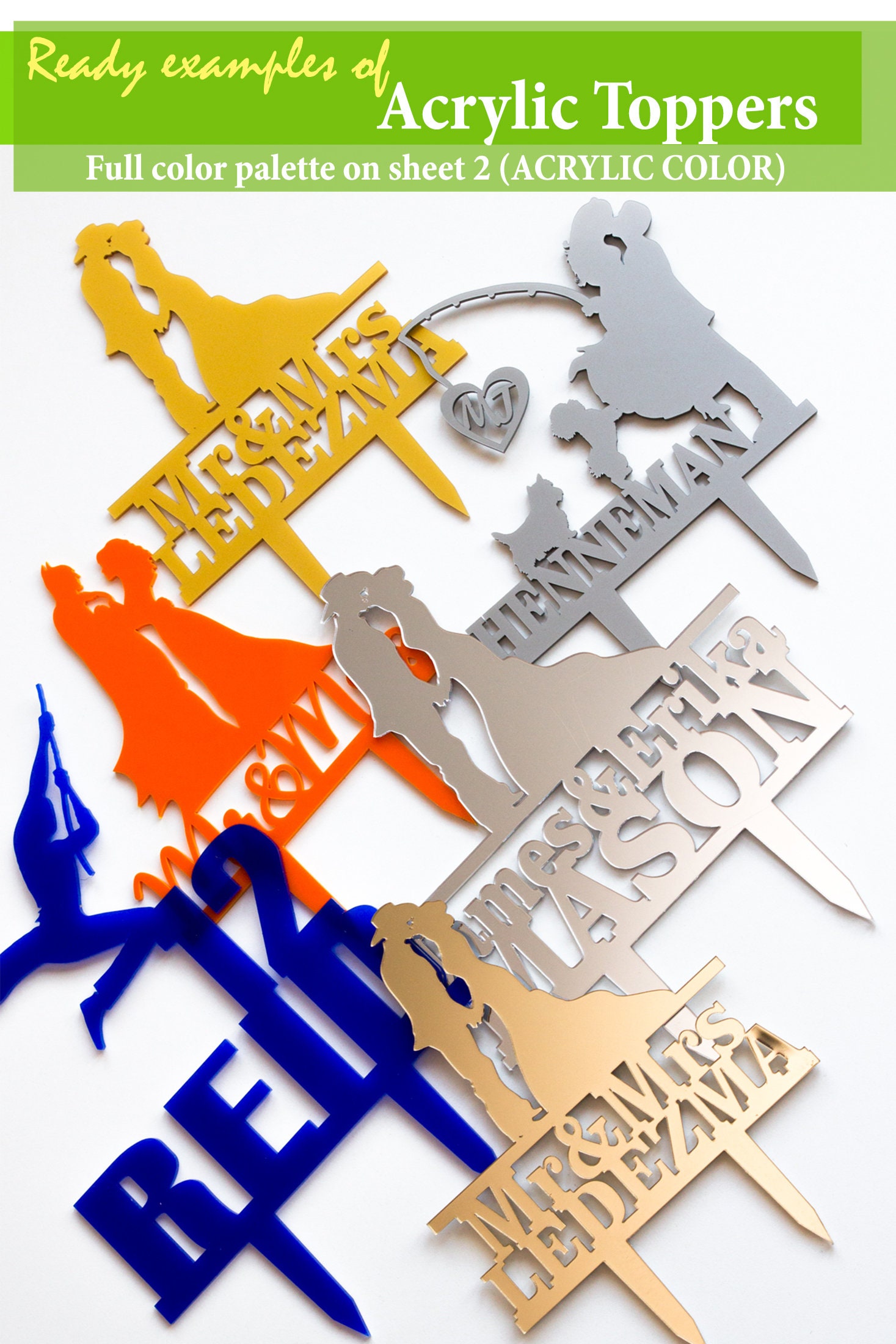 Carpenter Cake Topper Bride & Carpenter Personalized Wedding | Etsy