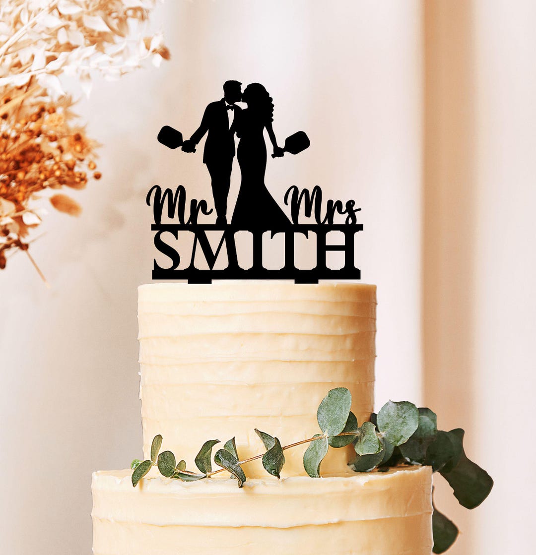 Ping Pong Wedding Cake Toppers, Table Tennis Wedding Cake Decoration ...