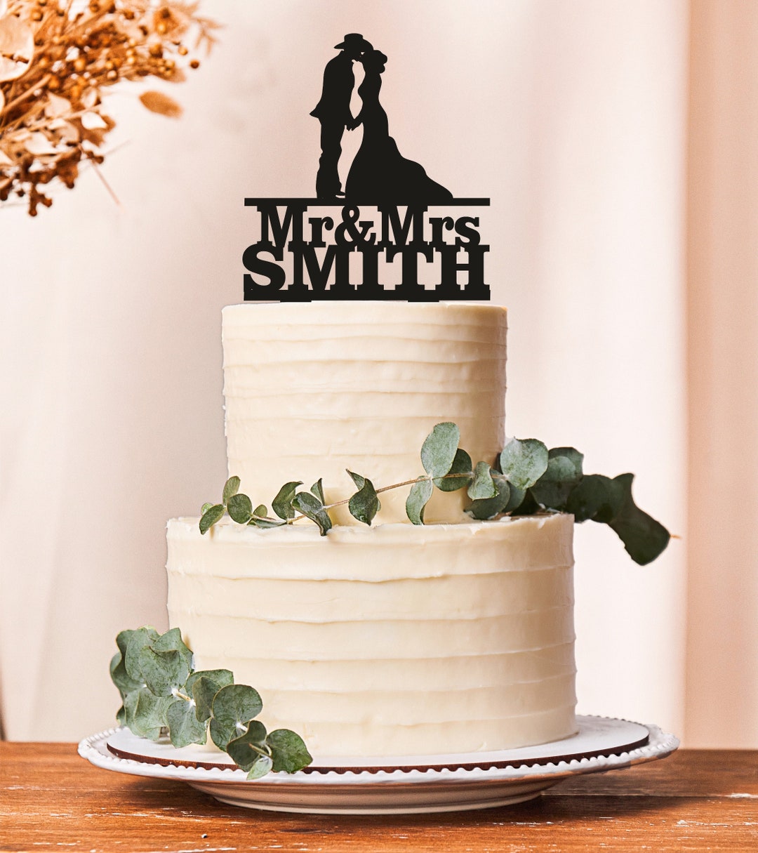 Cowboy Wedding Cake Topper,country Cake Topper,western Cake Topper ...