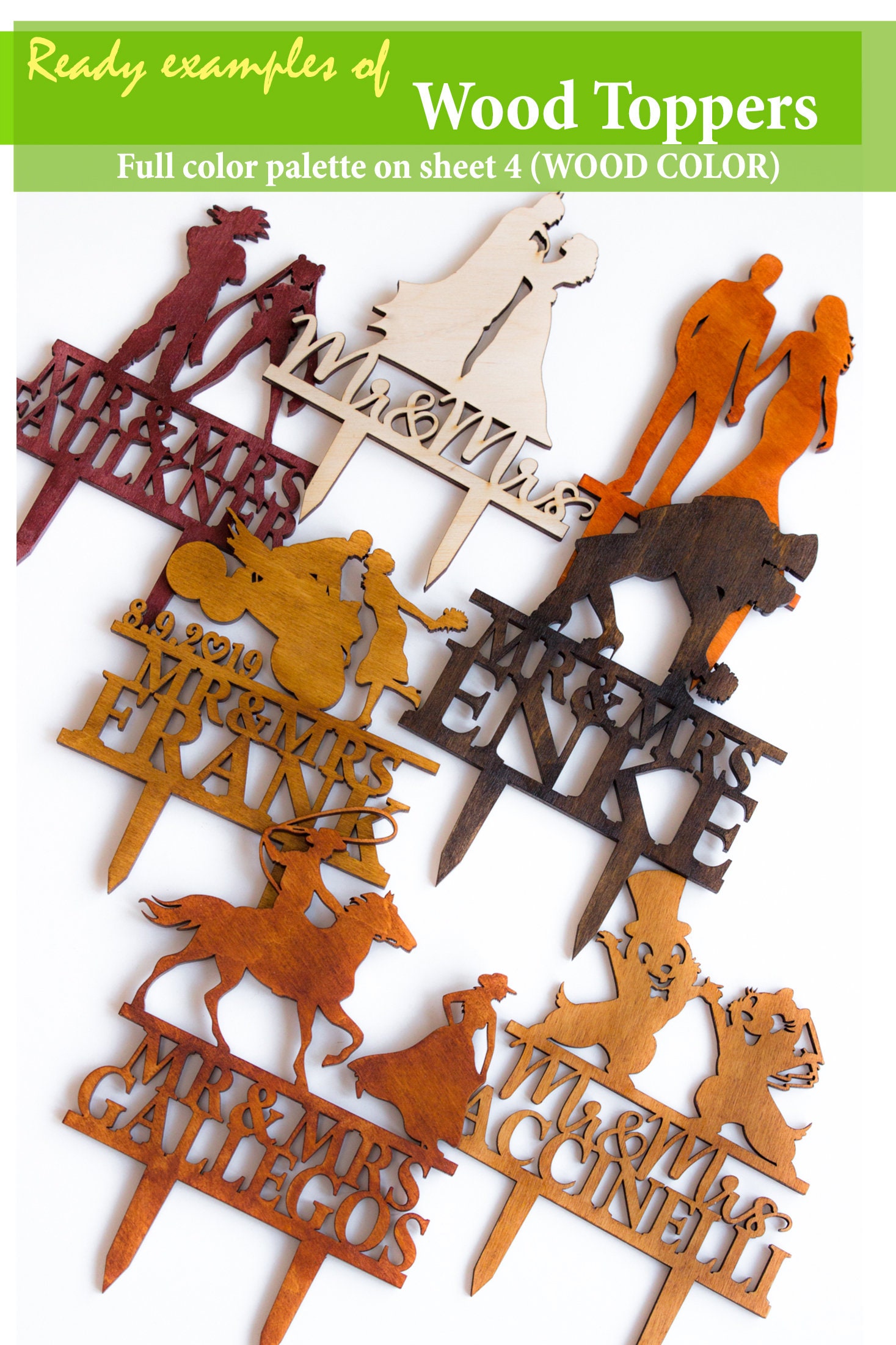 Carpenter Cake Topper Bride & Carpenter Personalized Wedding | Etsy